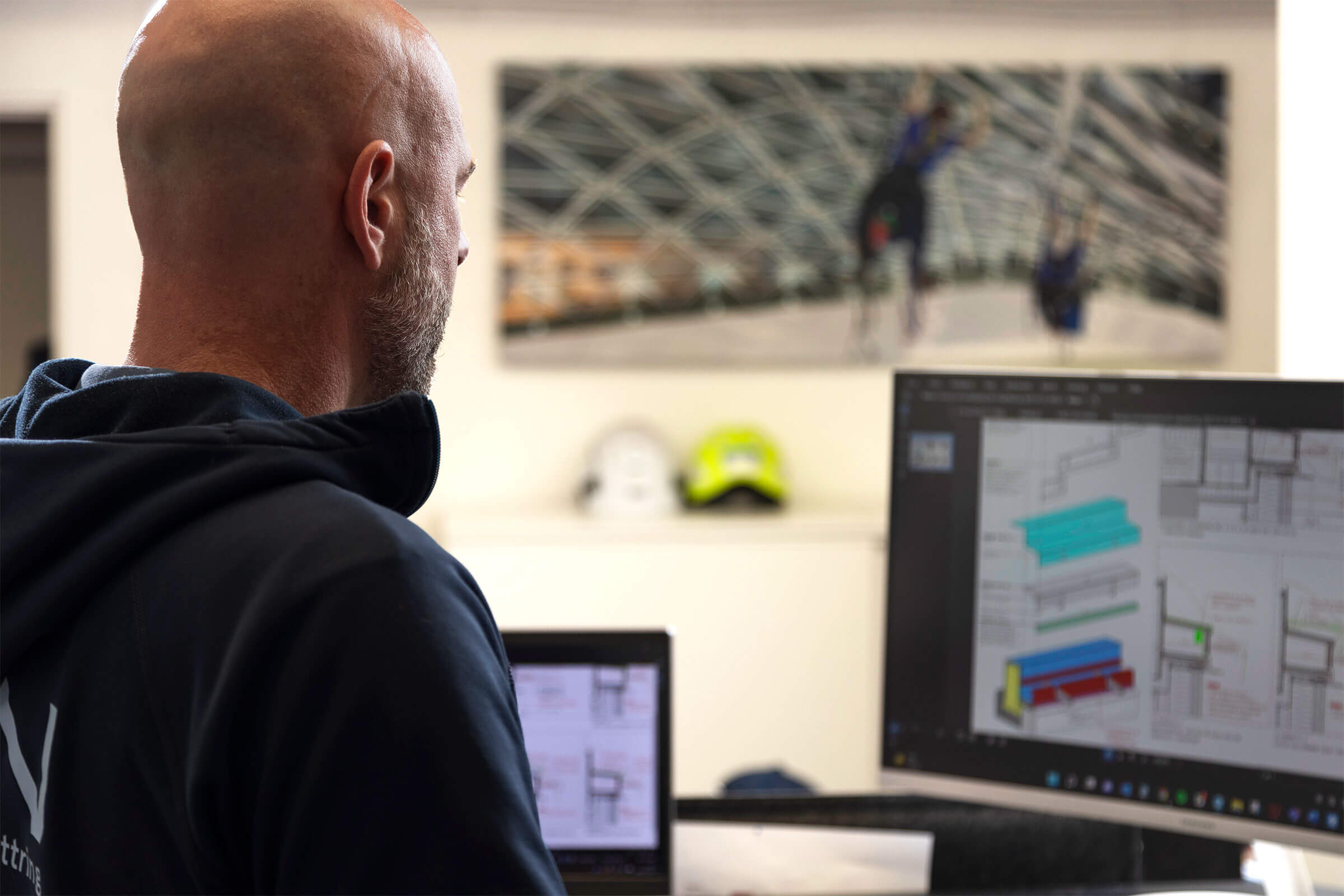 Fasta system för reparbete på fasad och tak - Vyn